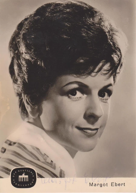 CARTE AUTOGRAPHE MARGOT Ebert / actrice RDA photo 1965 signée EUR 4,90 ...