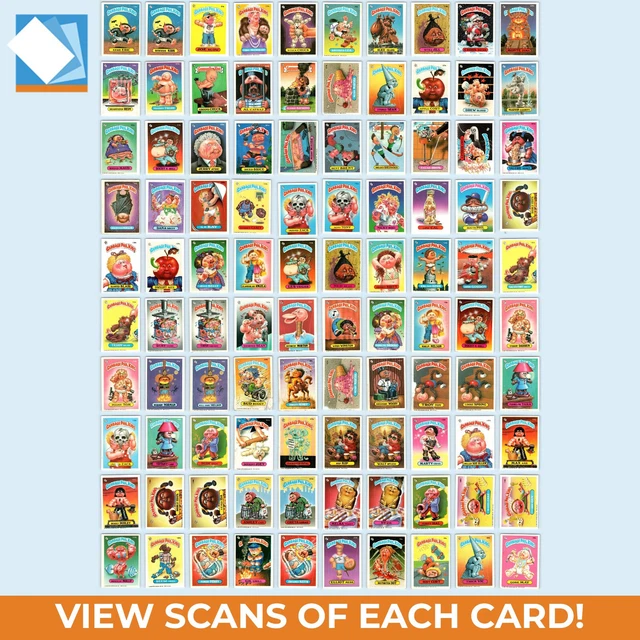 VINTAGE GARBAGE PAIL Kids Lot 100 Cards Low Grade 1980s Topps GPK Cards ...