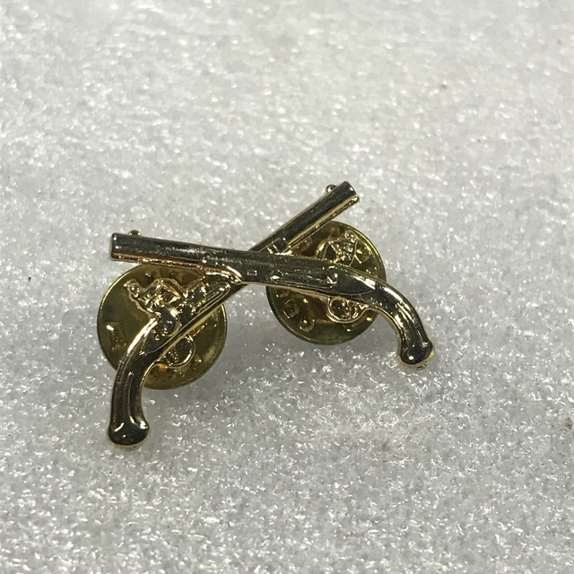 US ARMY MILITARY Police Corps Crossed Pistols MP Insignia Hat, Tie Pin ...