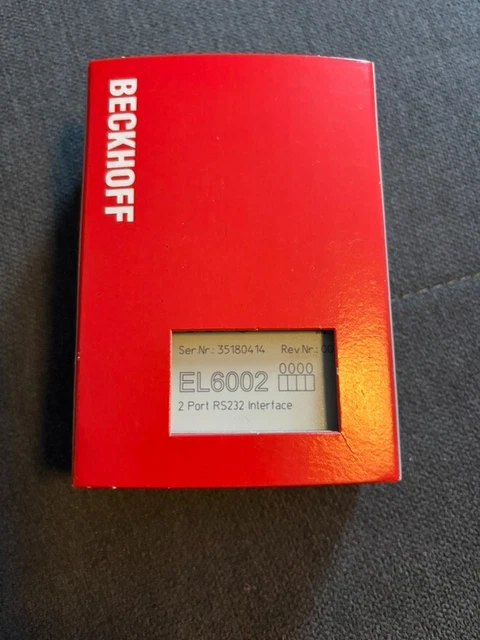 BECKHOFF 2-PORT RS232 Input EL6002 ( EL 6002 ) EUR 119,00 - PicClick DE