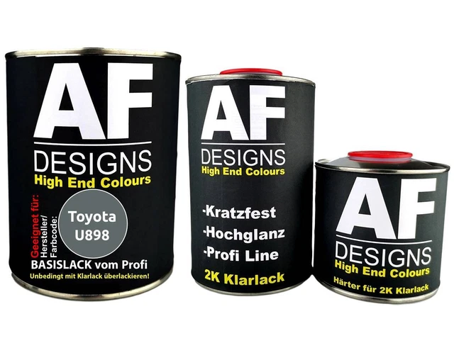 POUR TOYOTA U898 Ares Gris 2,5L Set De Peinture Automobile Vernis ...