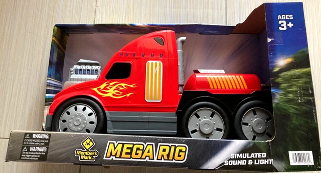 MEMBER'S MARK MEGA Rig Truck Red NEW 3+ £16.79 - PicClick UK