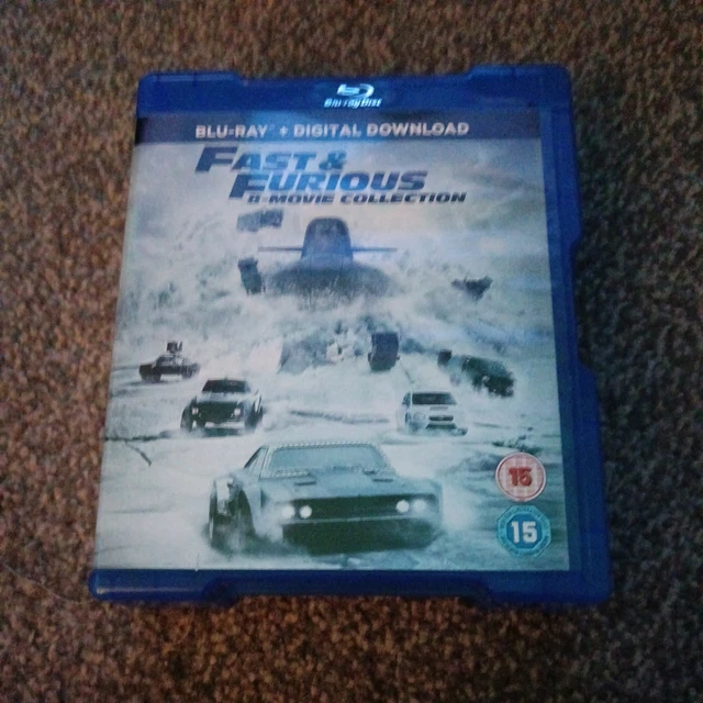 FAST AND FURIOUS - 1-8 (Box Set) (Blu-ray, 2017) £10.78 - PicClick UK