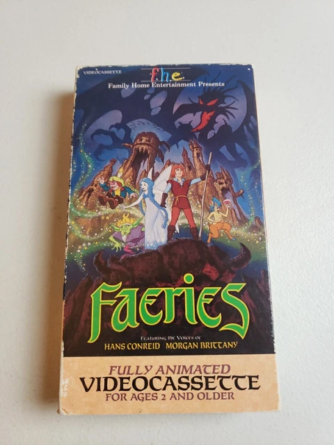 FAERIES F.H.E. FHE Family Home Entertainment Animated VHS Tested Rare £ ...