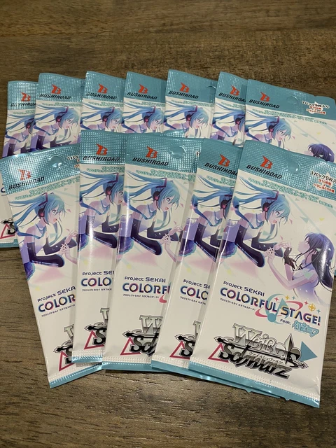 MIKU-HATSUNE PROJECT SEKAI Colorful Stage Collection Card Pack Weiss ...