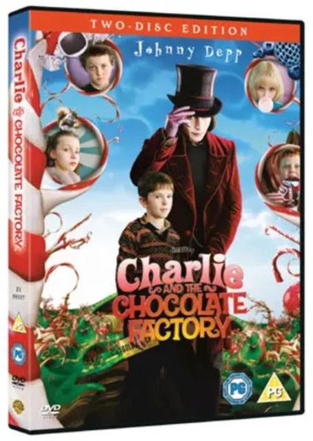 CHARLIE AND THE Chocolate Factory DVD Children, Feature (2005) Johnny ...
