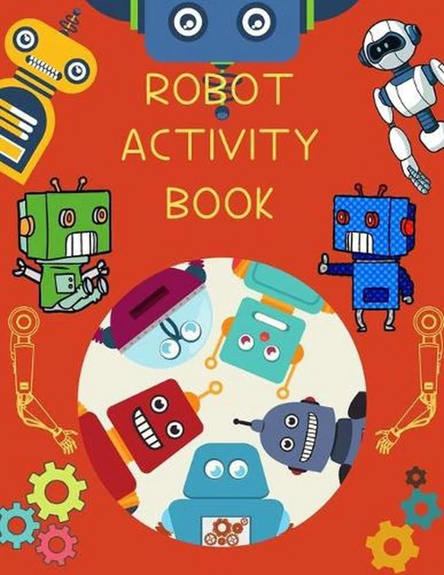 ROBOT ACTIVITY BOOK: Brain Activities and Coloring book for Brain ...