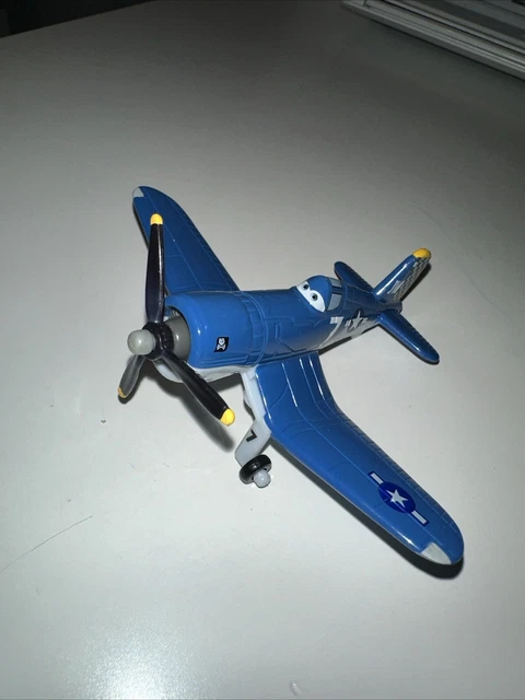 DISNEY PIXAR PLANES #7 Skipper Riley Diecast plane Toy Aircraft JW VF ...