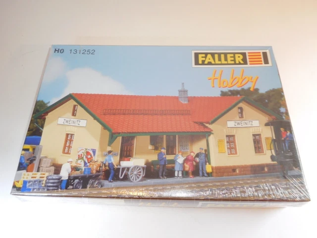 ++ G1295 H0 1/87 Faller 131252 Bahnhof Haltepunkt Zweinitz Bausatz NEU ...