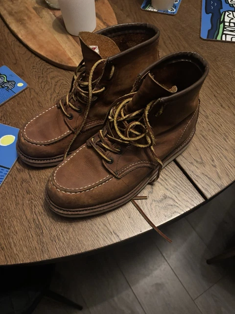 RED WING SHOES Men's Uk 8 With Cleaning Oil £130.70 - PicClick UK