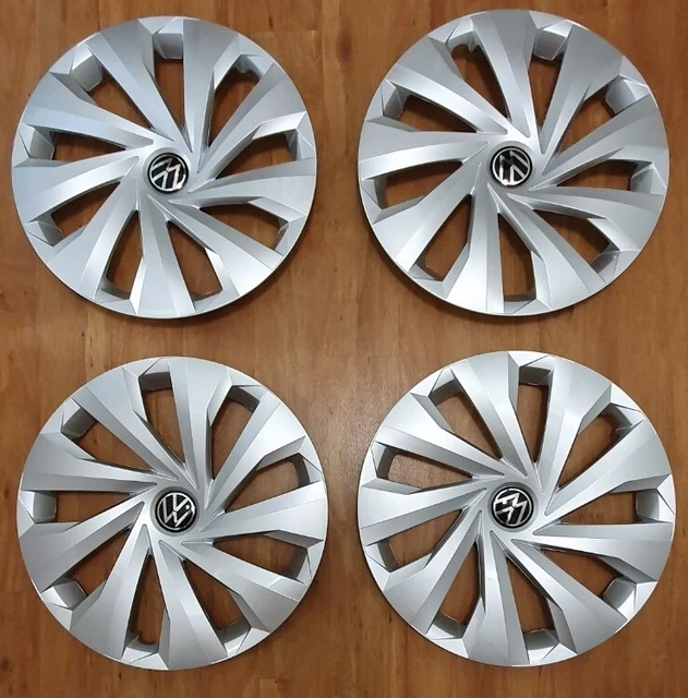4x Original Vw Polo 9n 15 Zoll Radkappen W Neu 2g0601147a