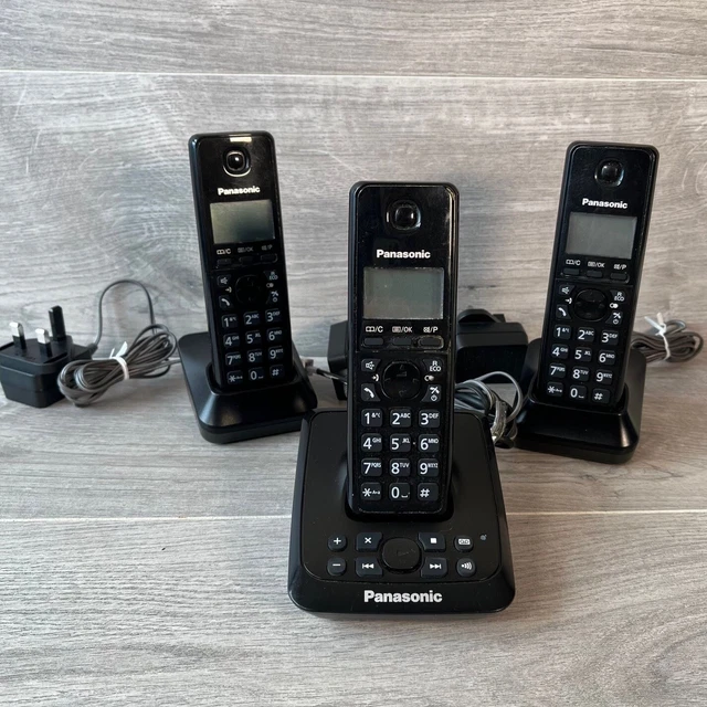 PANASONIC KX-TG2723EB DECT Trio Cordless Phones With Answering Machine EUR 36,16 - PicClick DE
