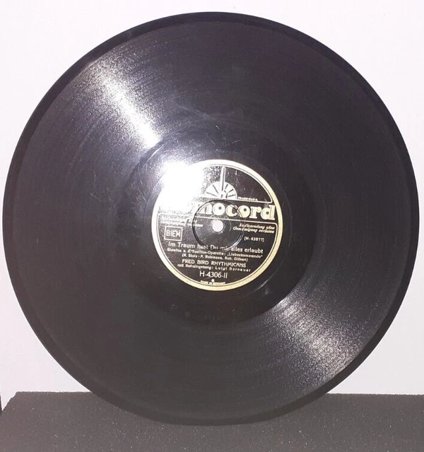 SHELLAC 78 GIRI 10" Homocord Fred Bird Rhythmicans Ich mocht' wieder ...