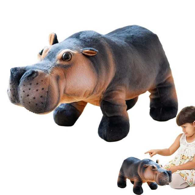 11'' STANDING GASSY the Farting Hippo Stuffed Animal Plush Toy Moo Deng ...