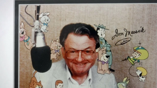 🌐 BECKETT BAS Hanna Barbera Scooby Boo-Boo hand Signed Voice Don ...