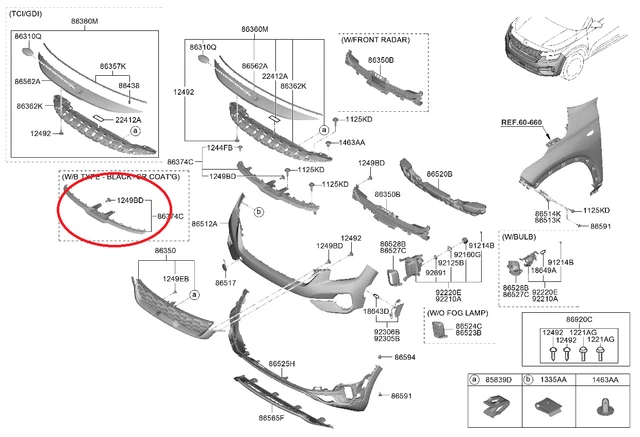 KIA SELTOS SP2 Radiator Grille Garnish 2.0L Petrol 2019-2021 -Genuine ...