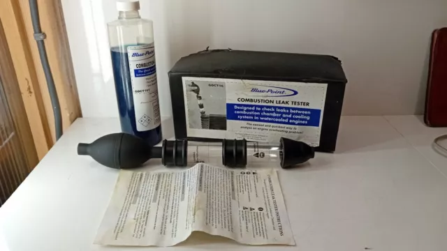 BLUE POINT GDCT16 Combustion Leak Tester And Fluid £44.99 - PicClick UK BLUE POINT GDCT16 Combustion Leak Tester And Fluid £44.99 - PicClick UK