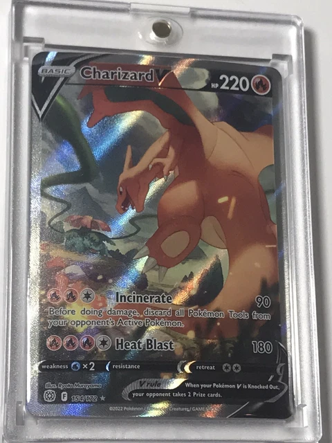 POKÉMON TCG CHARIZARD V Alt Full Art Sword & Shield: Brilliant Stars ...