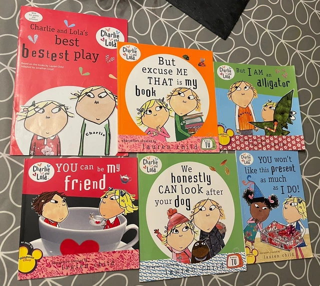CHARLIE AND LOLA Book Bundle By Lauren Child, 5 books and Rare Show ...