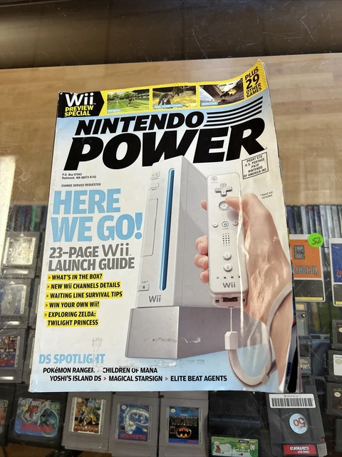 NINTENDO POWER MAGAZINE Vol 210 December 2006 Complete With Poster And ...