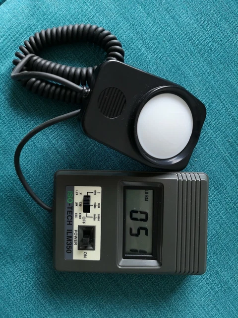 ISO-TECH ILM350 DIGITAL Lux Meter RS 203-013 light meter £20.00 ...