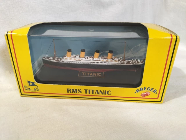 TITANIC BREGER DIE Cast Model - Original Box RMS Titanic White Star ...