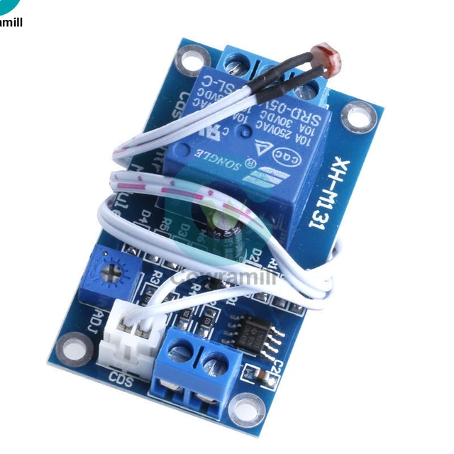 PHOTOSWITCH PHOTORESISTOR RELAY 12V Light Sensor Detect Switch Module ...