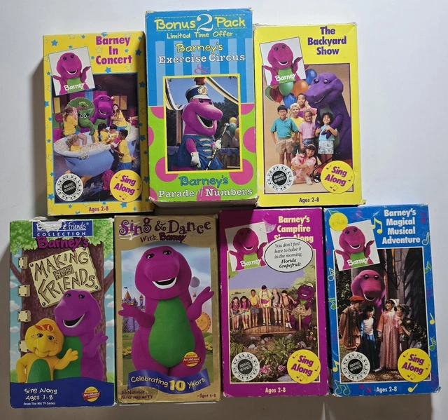 BARNEY VHS LOT (8 Tapes) $50.99 - PicClick CA
