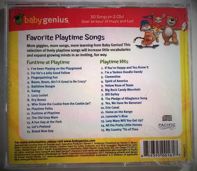 BABYGENIUS® BABY GENIUS® Favorite Playtime Songs (2 CDs) (CD) (US ...