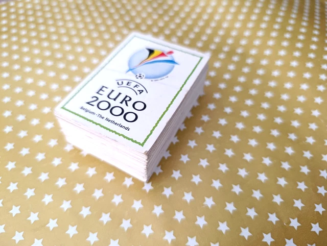 FOR ALBUM PANINI Euro 2000, Lot Of 160 Stickers And Badges With Black ...