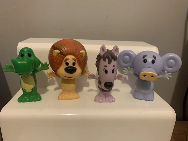 CBEEBIES RAA RAA The Noisy Lion Ra ra Figures elephant, zebra, monkey ...