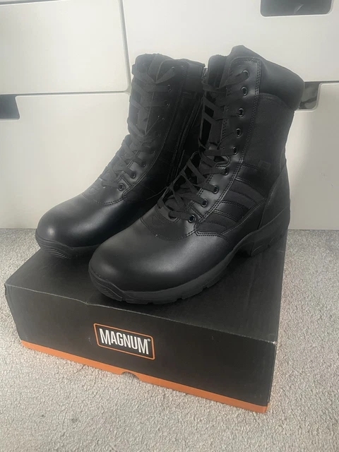 MAGNUM PANTHER 8.0 Uniform Boots Non-Safety Side Zip Mens UK 14 ...