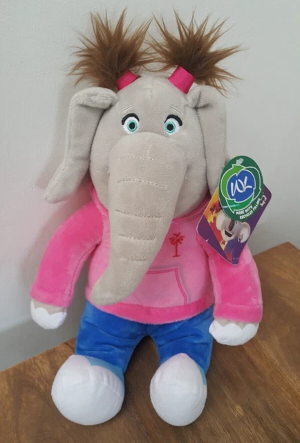 SING 2 MOVIE Meena Elephant Plush Soft Toy New £19.99 - PicClick UK