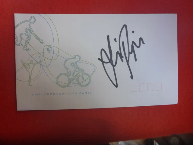 AUSSIE SWIMMER JIM Piper Olympian Hand Signed Melb Comm Games Cover $10 ...