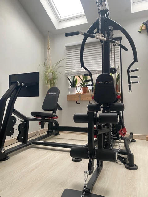 BODY POWER PRO-HOME Gym with Leg Press Attachment £1,400.00 - PicClick UK
