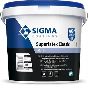 VERNICE SIGMA SUPERLATEX Classic opaco Pitture per pareti e soffitti ...