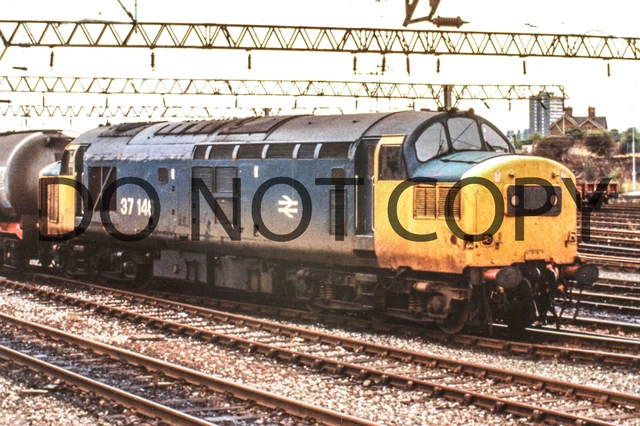 UK DIESEL TRAIN Railway Photograph Of Class 37 Loco 37146. Rm37-507 £1. ...
