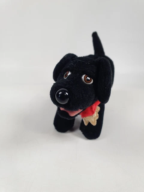 MERLIN THE MAGICAL Puppy Black Labrador Plush Soft Toy Vintage 2001 ...