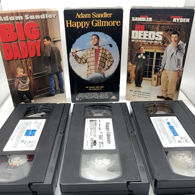 ADAM SANDLER 3 VHS Lot Happy Gilmore, Big Daddy, Mr Deeds £27.33 ...