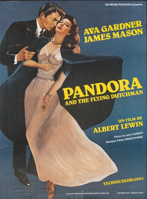 PANDORA, AVA GARDNER, JAMES MASON, repro affiche cinema (60x80 cm), HQ ...