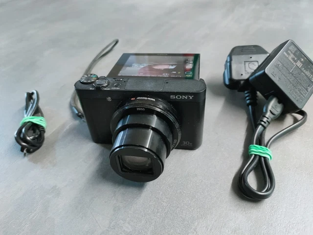 SONY CYBER-SHOT DSC-WX500 Digital Camera Selfie Flip Screen 18.2 MP £ ...