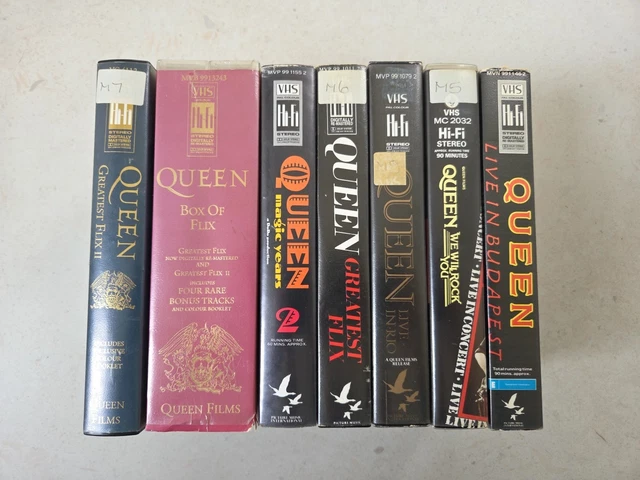 QUEEN VHS CASSETTE Tapes Bundle Job Lot £25.00 - PicClick UK