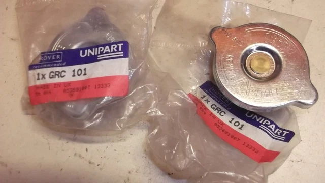 CLASSIC MINI MG MIDGET NEW GENUINE UNIPART RADIATOR CAP x 2 GRC101 £6. ...