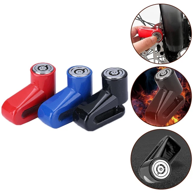 HEAVY DUTY BIKE Disc Brake Lock Anti Pry and Anti Smash Locking System ...