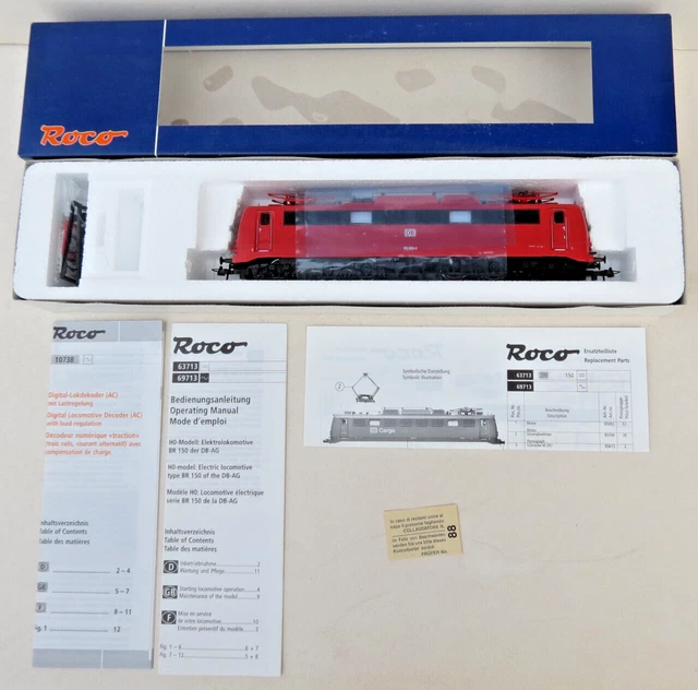 NEU + UNBESPIELTE Roco H0 69713 E-Lokomotive DB-AG 150099-0 EUR 6,05 ...