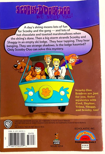 CARTOON NETWORK SCOOBY Doo ! The Haunted Ski Lodge $6.84 - PicClick CA