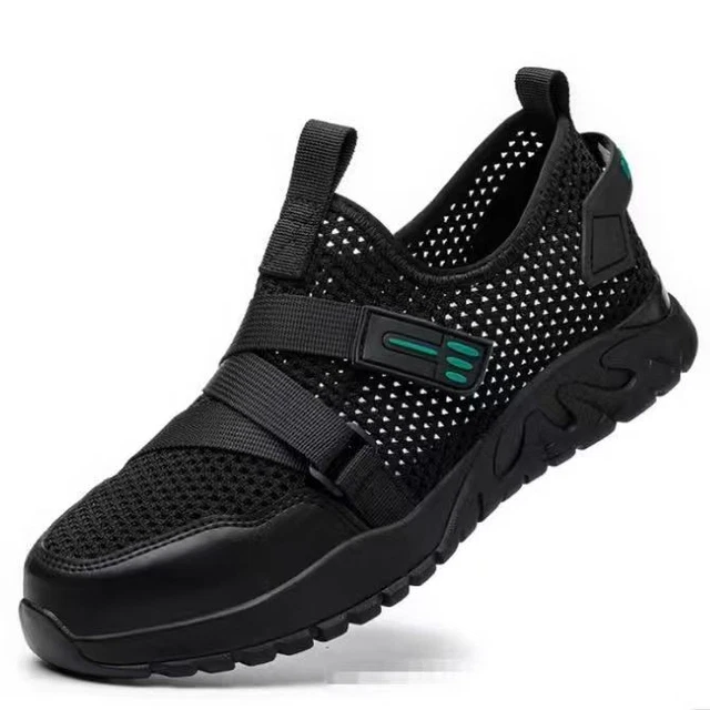SUMMER MESH SAFETY Trainers Safety Shoes Steel Toe Cap Trainers Work ...