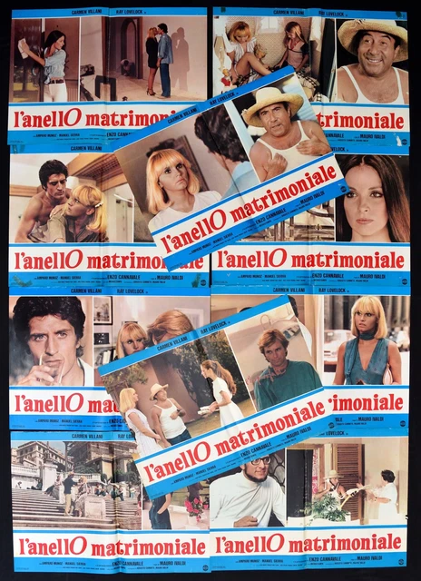 FOTOBUSTA L'ANNEAU DOUBLE Carmen Villani Enzo Cain Ray Lovelock F253 ...