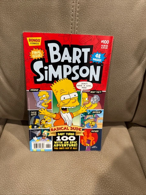 THE SIMPSONS PRESENTS Bart Simpson #100 Bongo Comics January 2016 Bart ...