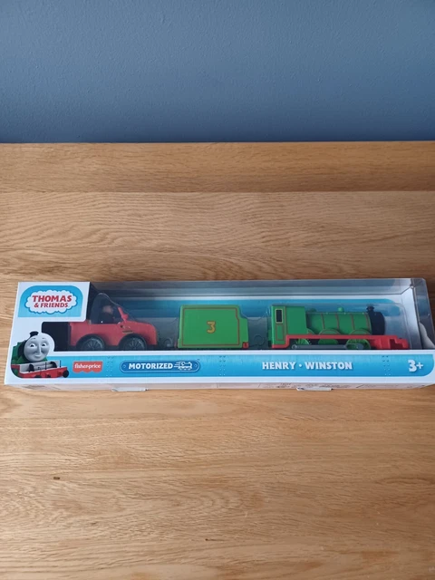 THOMAS THE TANK Engine Trackmaster Motorized Henry / Winston Sealed On ...